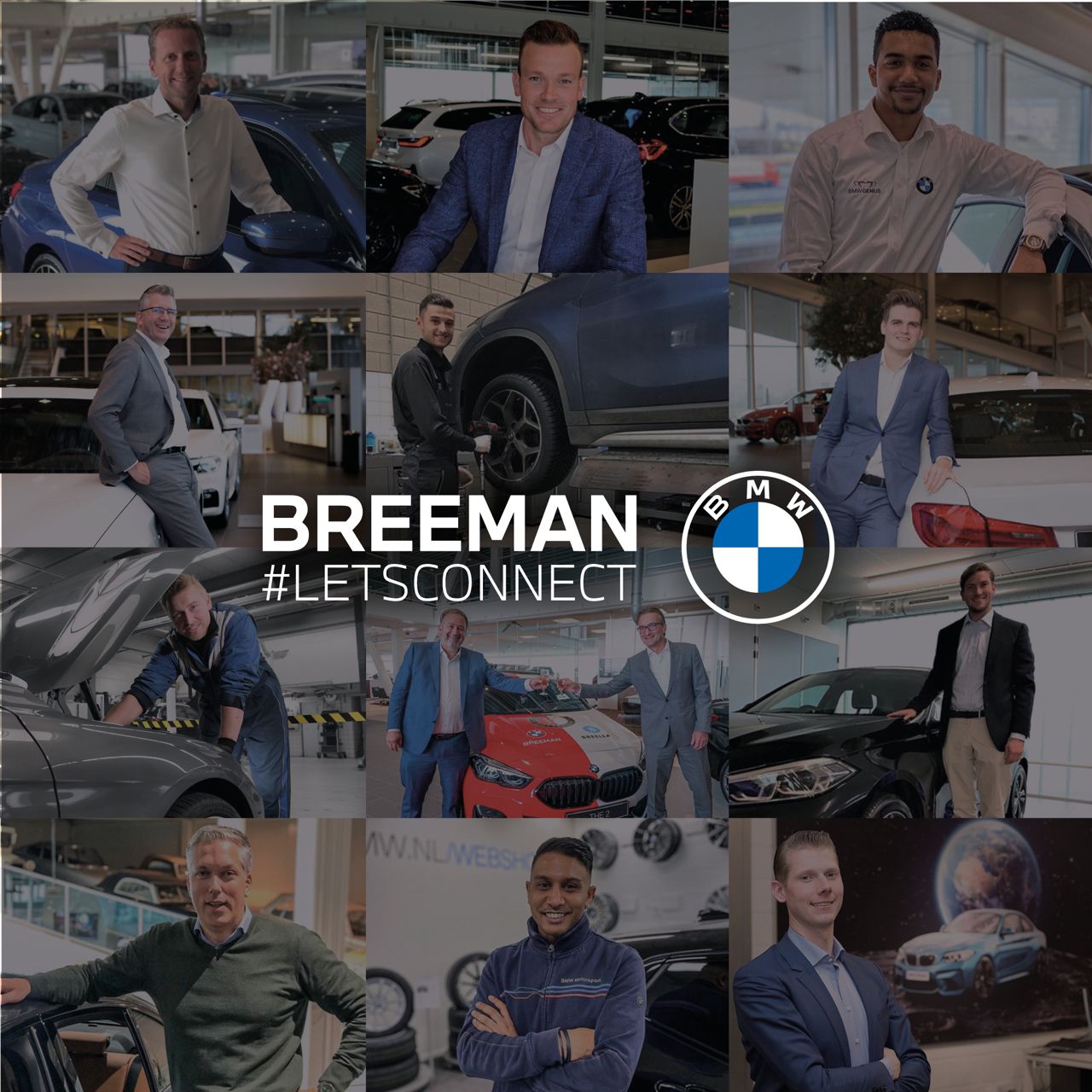 Breeman BMW lanceert nieuwe slogan: #LETSCONNECT - Friends In Business
